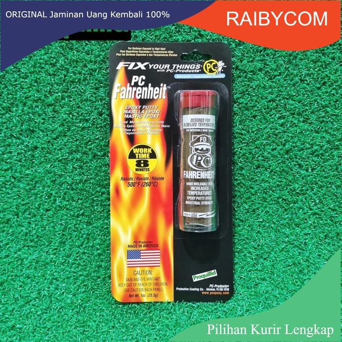 Lem Porting PC Fahrenheit Epoxy Putty US Tahan Panas Mesin Motor Mobil ...