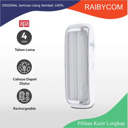 APA Lampu Darurat LED 6 watt Putih Emergency Lamp Senter Camping ...