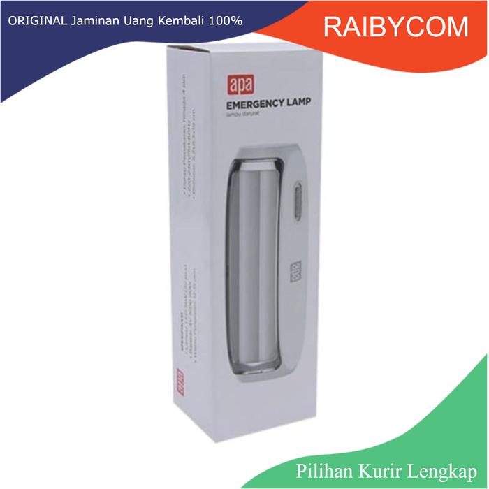 APA Lampu Darurat LED 6 watt Putih Emergency Lamp Senter Camping ...