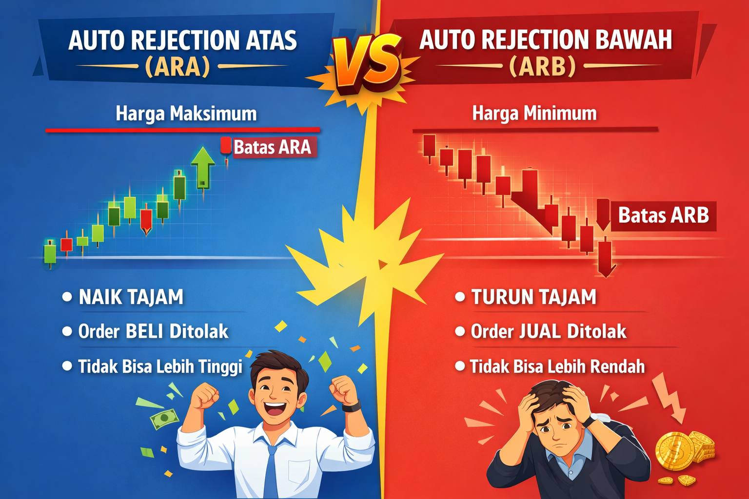 Mengenal ARA dan ARB Saham IHSG: Aturan Terbaru 2025 yang Wajib ...